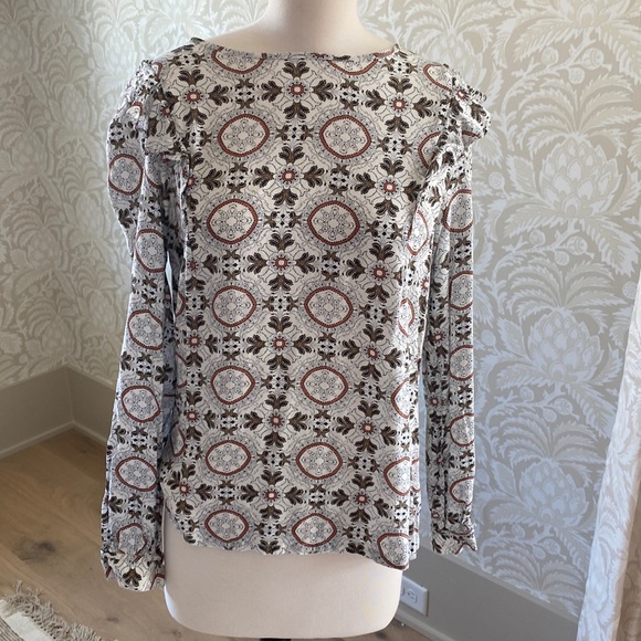 LOFT | Tops | Loft Flutter Sleeve Shell | Poshmark